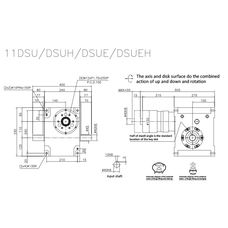 11DSU - TE-SHIN Precision Technology- Best rotary indexing table supplier