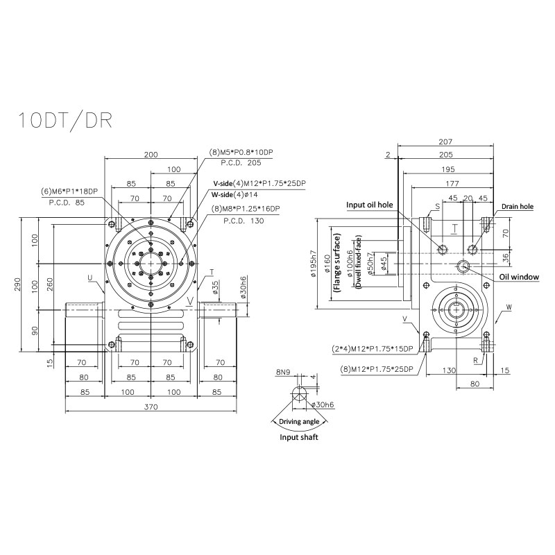 10DT - TE-SHIN Precision Technology- Best rotary indexing table supplier