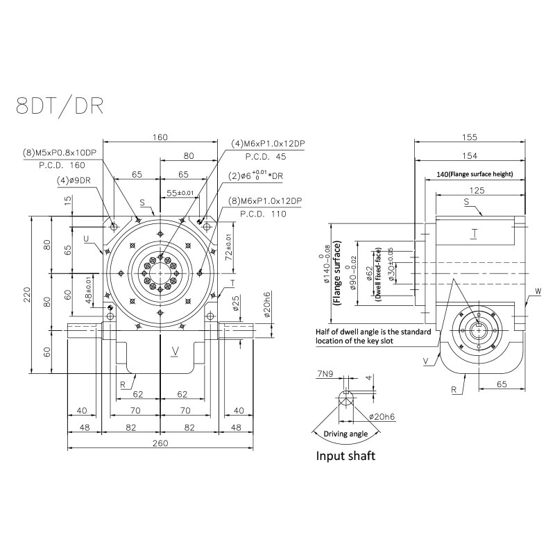 8DT - TE-SHIN Precision Technology- Best rotary indexing table supplier